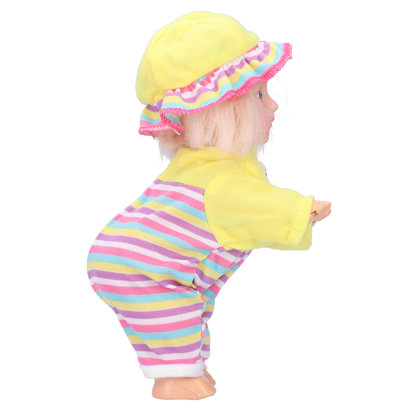 Кукла Электрическая Интеллектуальная Смеющаяся Лазающая Симуляционная Детская Игра 10 дюймов Девушка Материал ABS Цвет Как На Изображении Возраст Использования 3 Года И старше Тип Батарейки Маленькая Кукла 2 Шт. AA (не Включены) Большая Кукла 3 Шт. AA