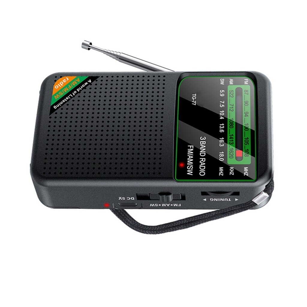 Полнодиапазонное полноканальное радио-черный