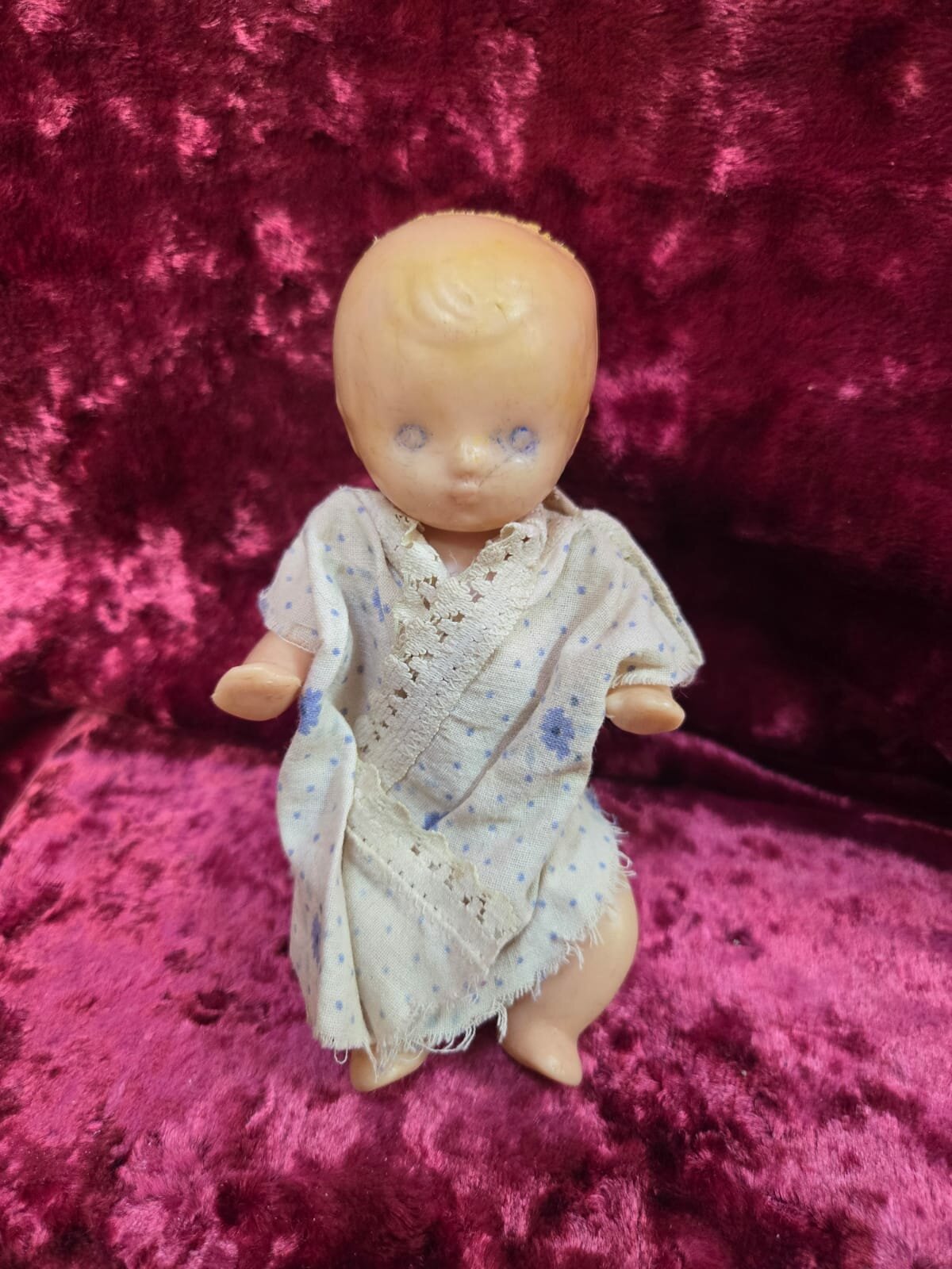 Игрушка кукла малыш винтажная советская, СССР