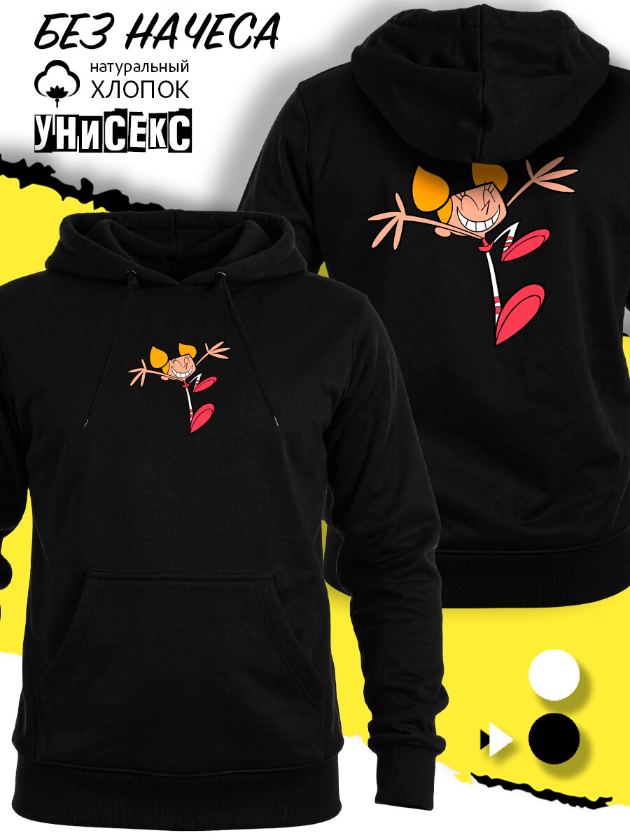 Худи Толстовка свитшот Лаборатория Декстера Ди Ди Dee Dee