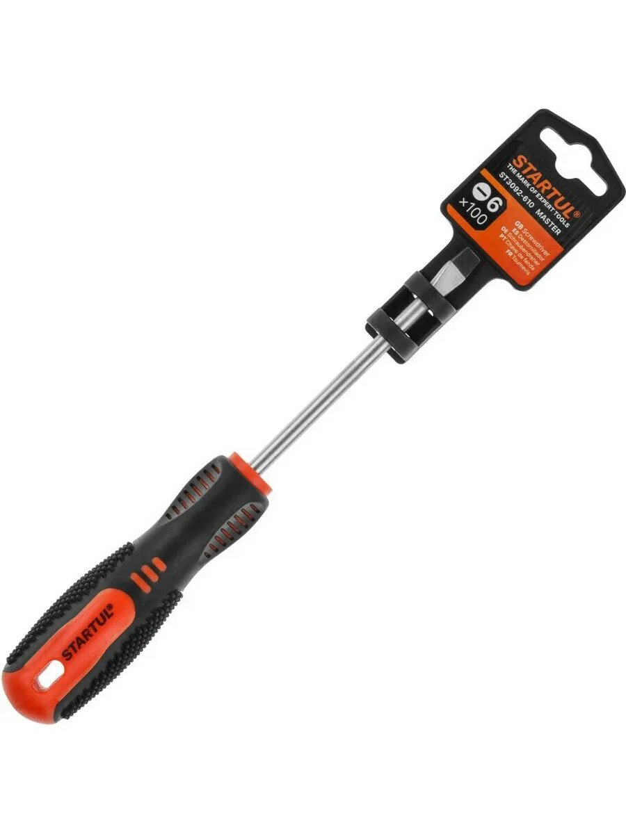 Отвертка шлицевая SL6 100 мм STARTUL Master (ST3092-610)