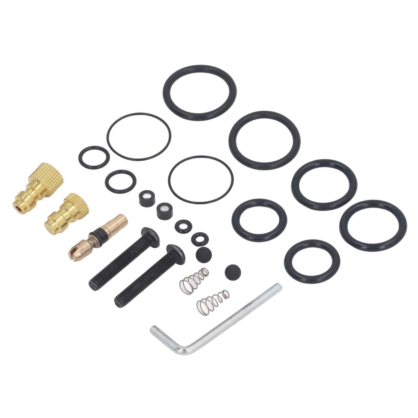 Комплект уплотнений воздушного компрессора для насоса 4500psi, шестигранный ключ, уплотнительные кольца, шайбы, заглушки, уплотнительный инструмент для ежедневного обслуживания