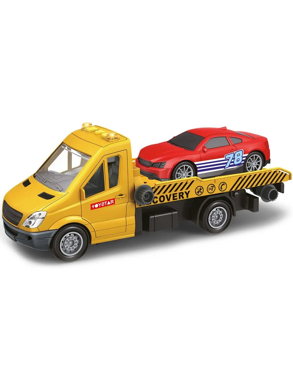 Игрушечный эвакуатор с машинкой