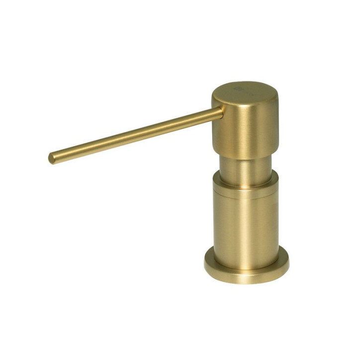 Дозатор для жидких моющих средств Lemark LM8203LGN, врезной, цвет: светлое золото