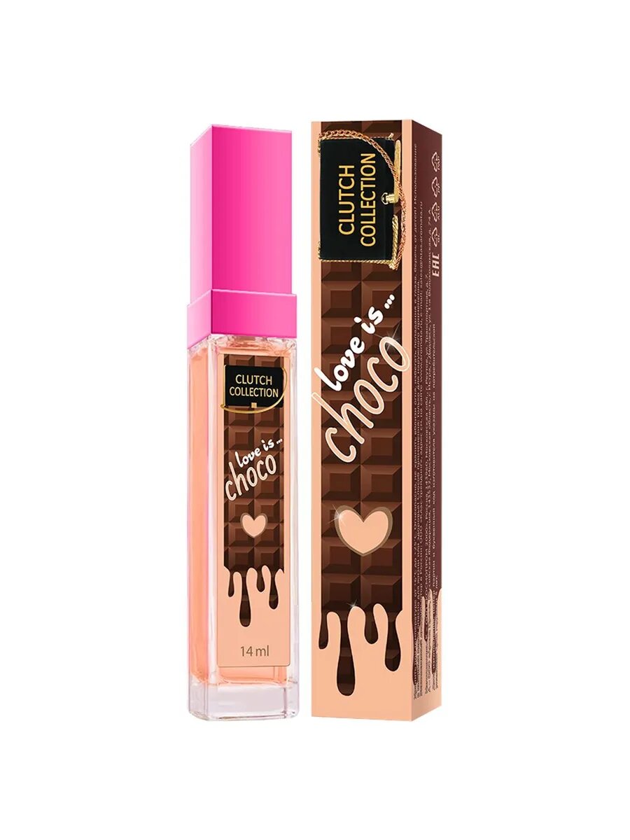 Туалетная вода City Parfum Clutch Collect LOVE IS CHOCO 14ml для женщин