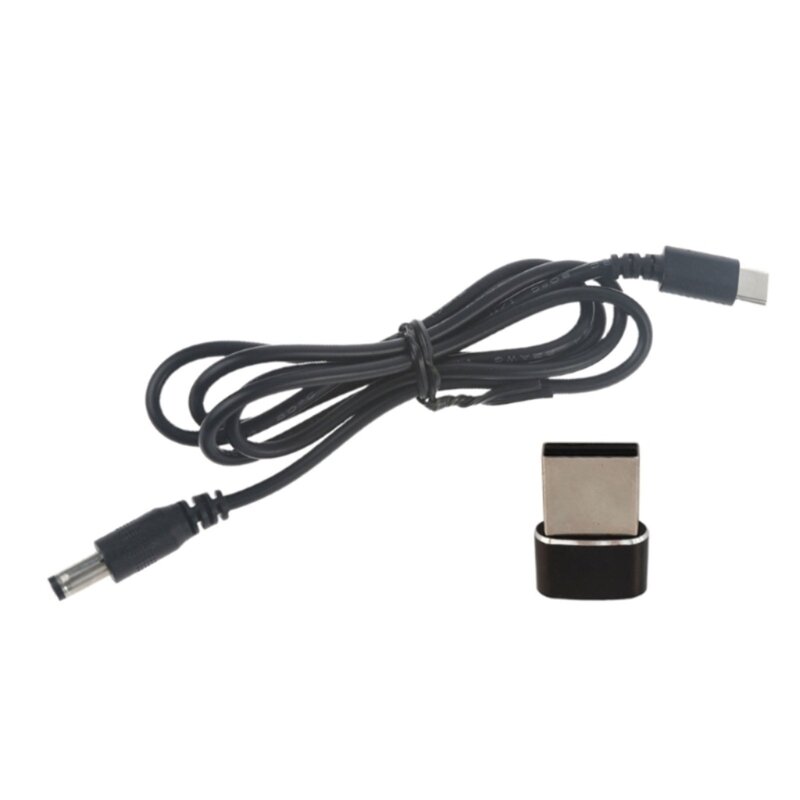 USB-адаптер + кабель питания Type C -5521 12 В-1 м-5 В