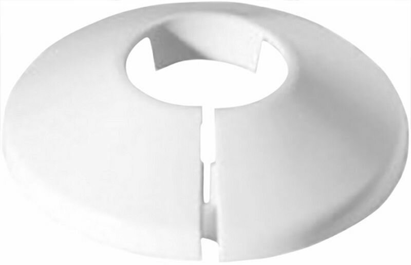 Отражатель декоративный разъемный для труб 16мм белый