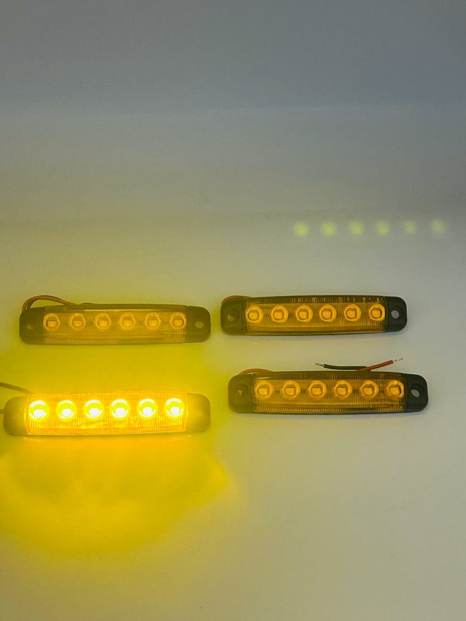 Габаритные огни для Грузовика И прицепа 12-24 V Желтый Свет