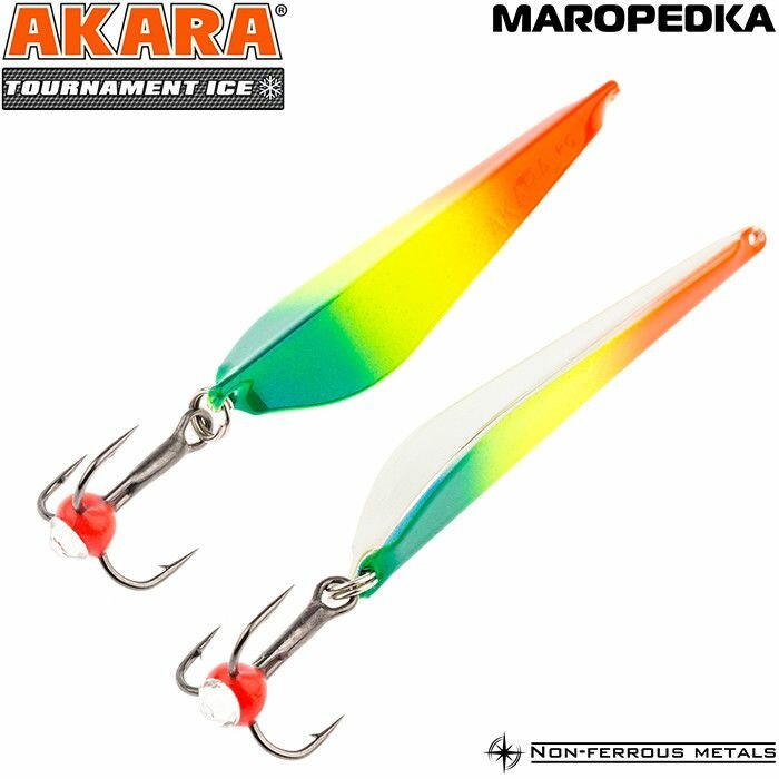 Блесна Akara Tournament Ice Maropedka 75 11гр. 86/Sil