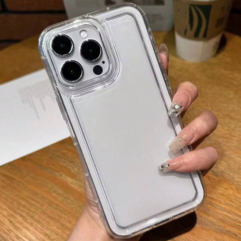 Прозрачный амортизирующий противоударный чехол для iPhone 7 и 8, премиум-качество с противоскользящим покрытием для