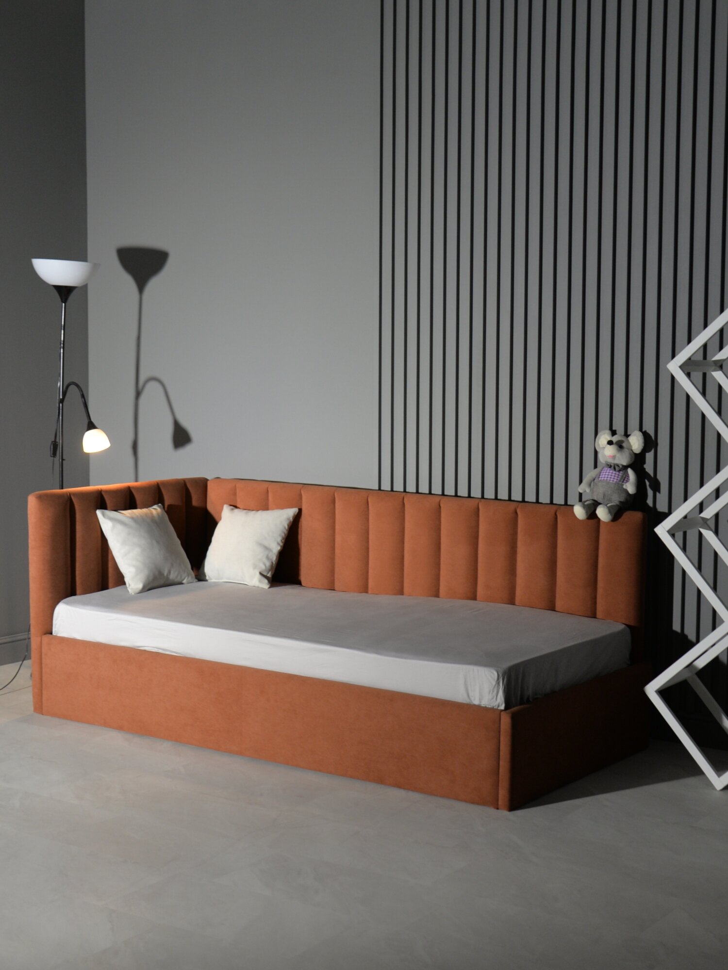 Односпальная кровать Эспо_1 90х200, с подъемным механизмом, Ultra Terra