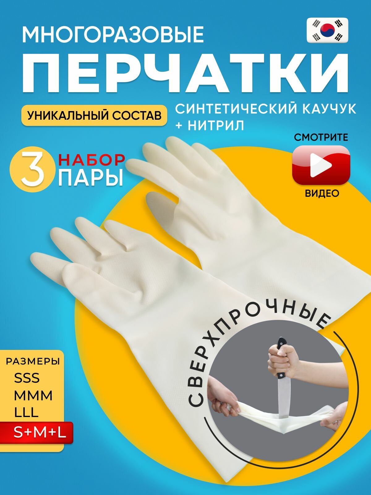 Устойчивая к разрезанию перчатка