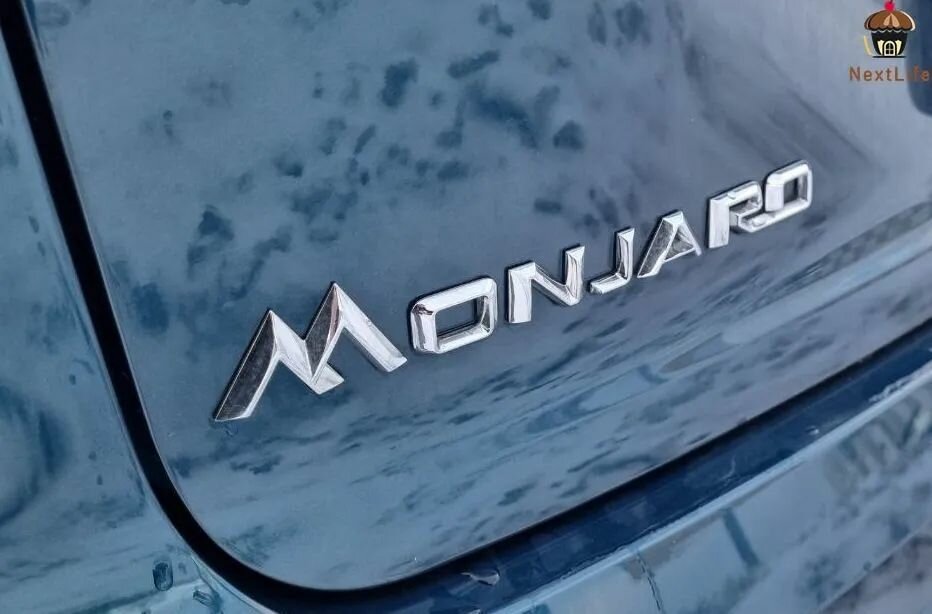 Оригинал Эмблема, шильдик, логотип. Надпись "Monjaro" на багажник автомобиля Monjaro