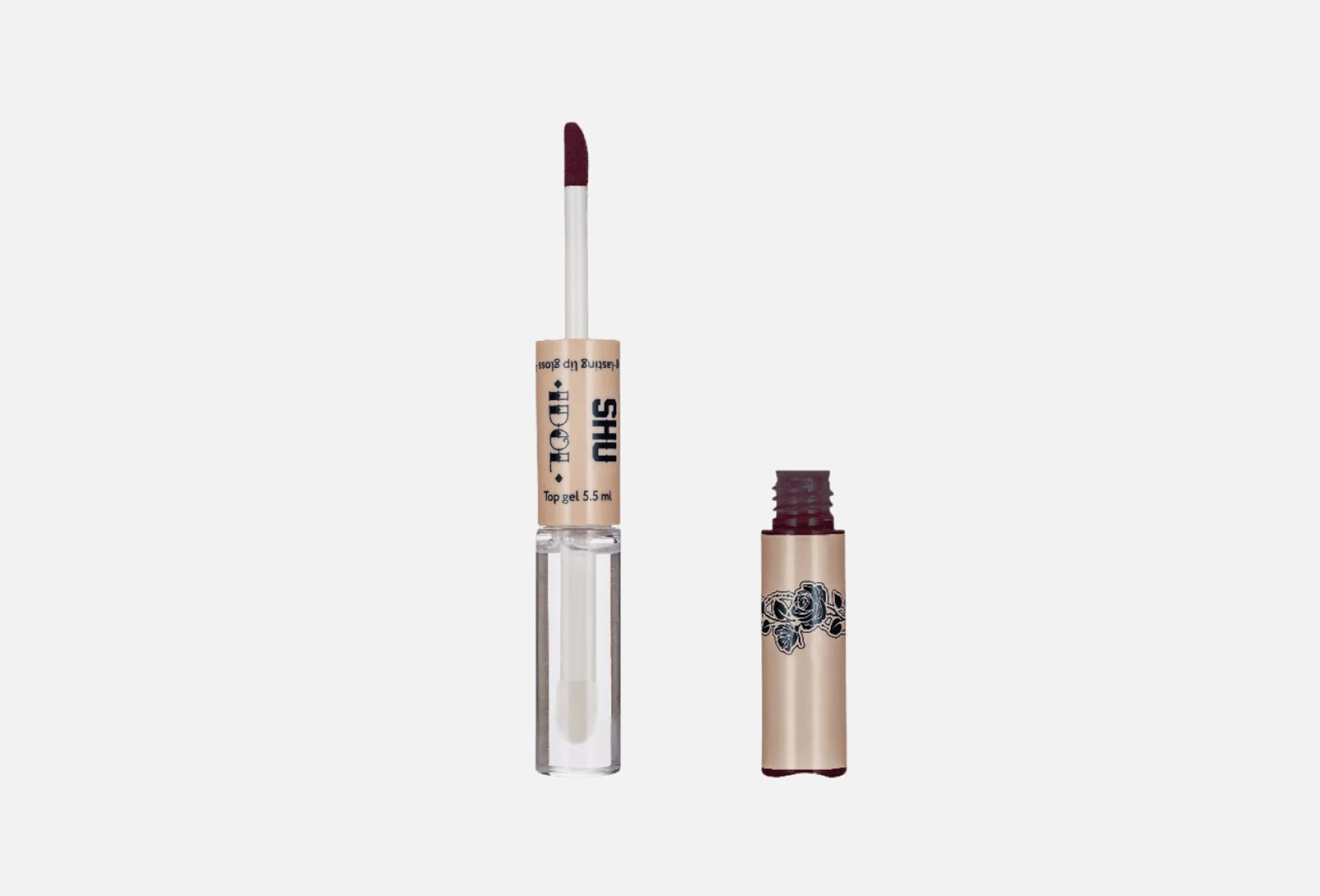 Блеск для губ SHU Long Lasting Idol тон 50 черная вишня, стойкий