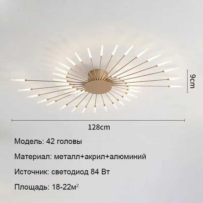 WIESSVAN IINTTERNATIONAIL Потолочный светильник, LED, 84 Вт
