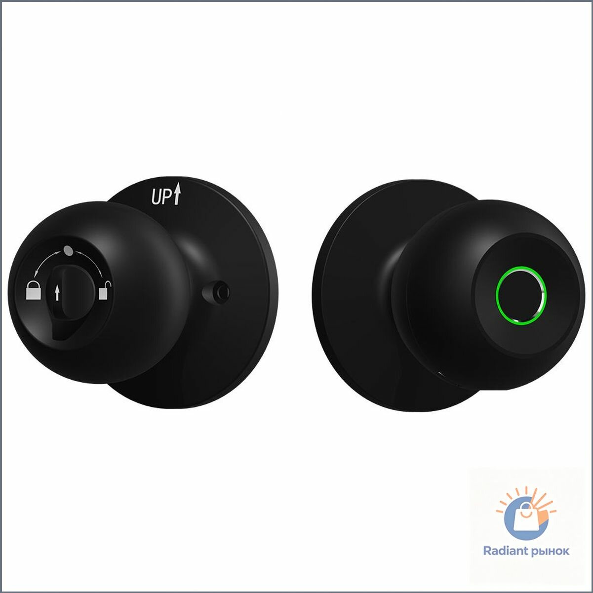 Сферический умный замок TUYA K10: биометрия, Bluetooth, аварийный ключ