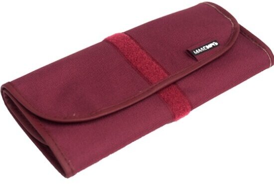 Набор кистей Малевичъ Frida в пенале-скрутке, бордо, 12 шт