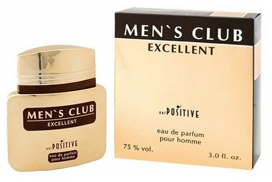 Positive parfum Парфюмерная вода мужская MEN S CLUB EXCELLENT