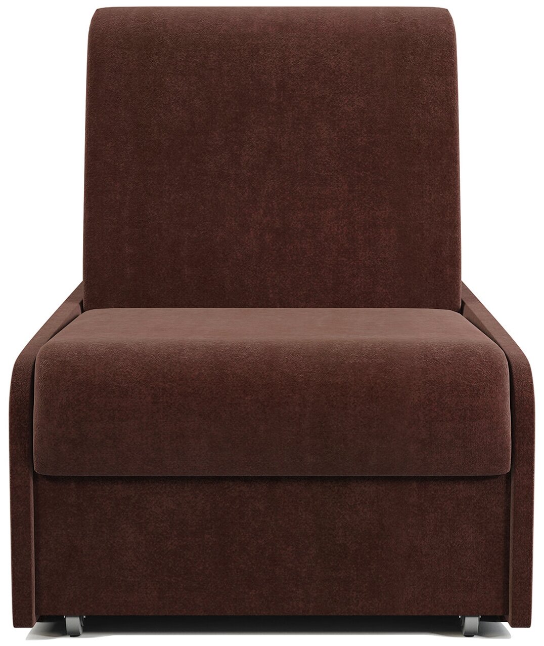 Кресло-кровать Коломбо БП, спальное место 80х194 см, механизм аккордеон, велюр Дрим шоколад