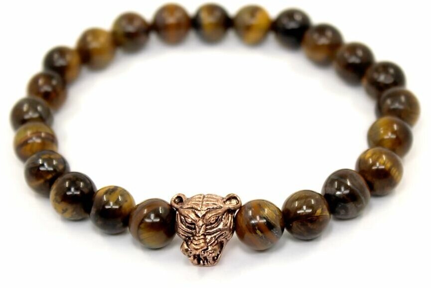 Браслет-нить, тигровый глаз