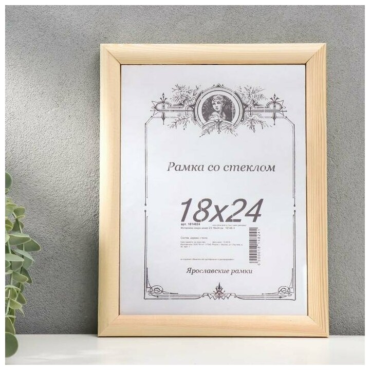 Фоторамка Alley, 18х24 см, неокрашенная