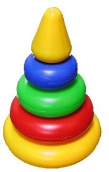 Пирамидка Малышок - 4 К, детская игрушка Десятое Королевство 00918ДК