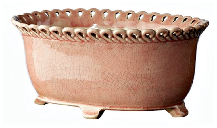 Кашпо керамика Geneve oval 19