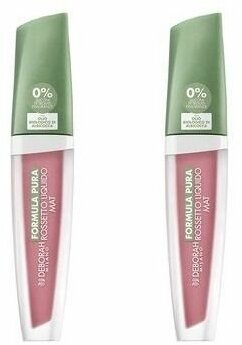 Помада матовая жидкая, Deborah Milano, Formula Pura Rossetto Liquido Mat, тон 07 red, 4.8 г, 2 шт