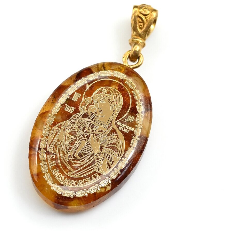 Подвеска, янтарь