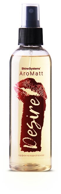 Shine Systems AroMatt Desire - парфюм на водной основе для авто и дома, 200 мл