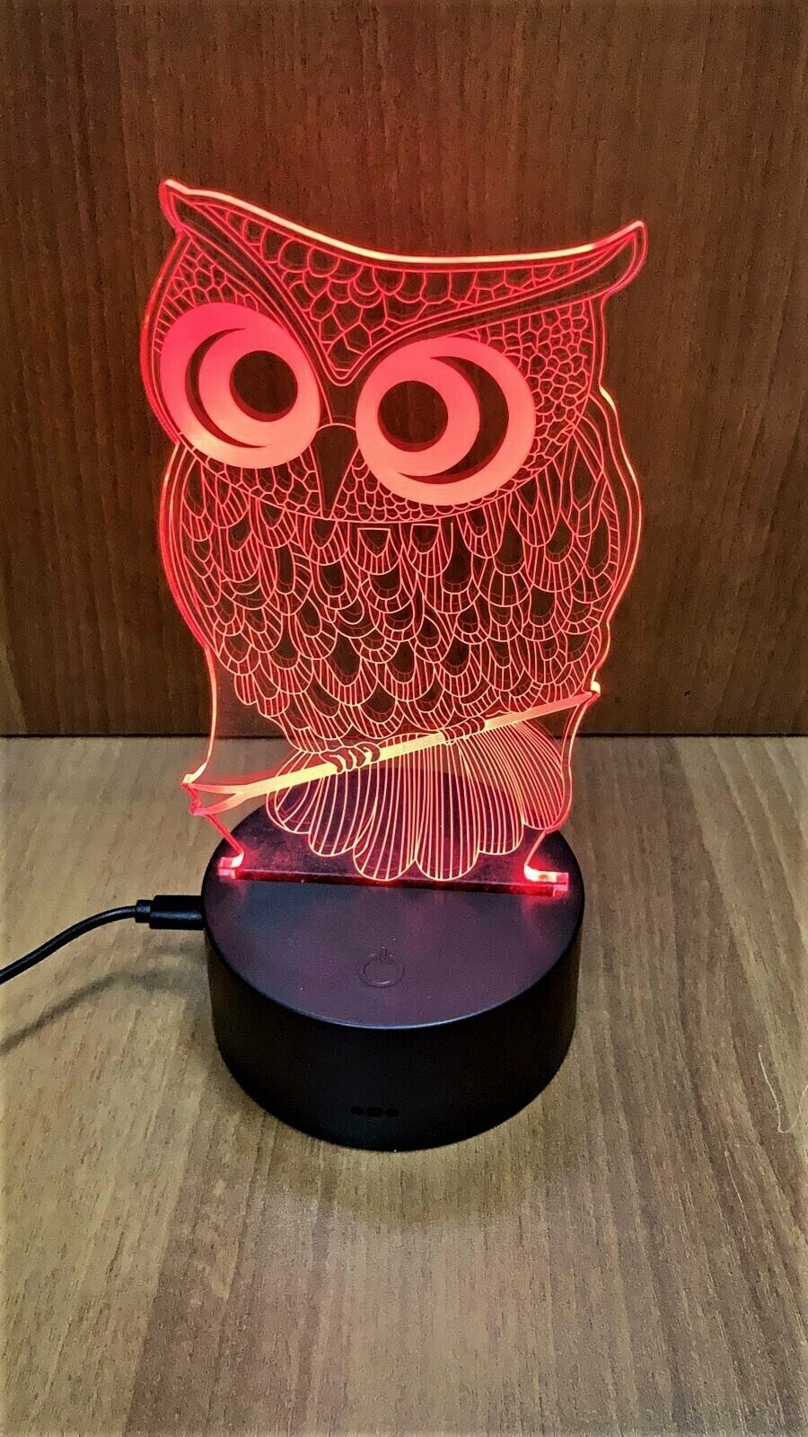 3D Светильник " Сова " №149