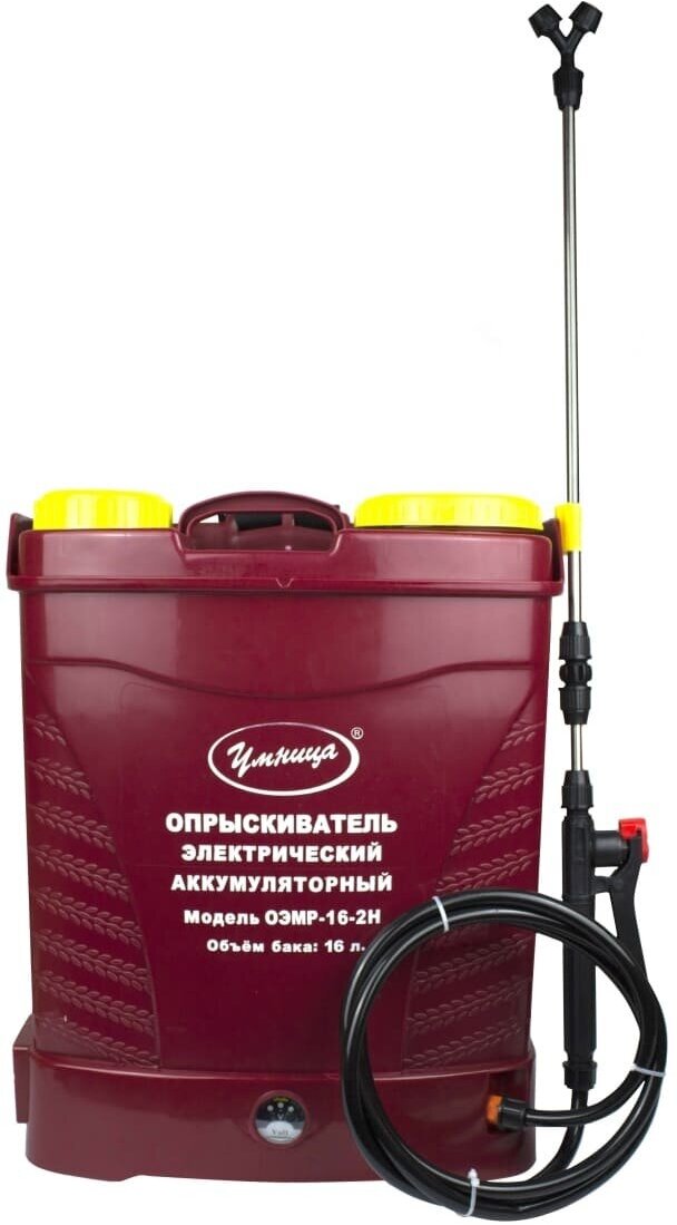 Опрыскиватель аккумуляторный Умница ОЭМР-16.-2Н, ранцевый, бак 16 л, до + 43 °C