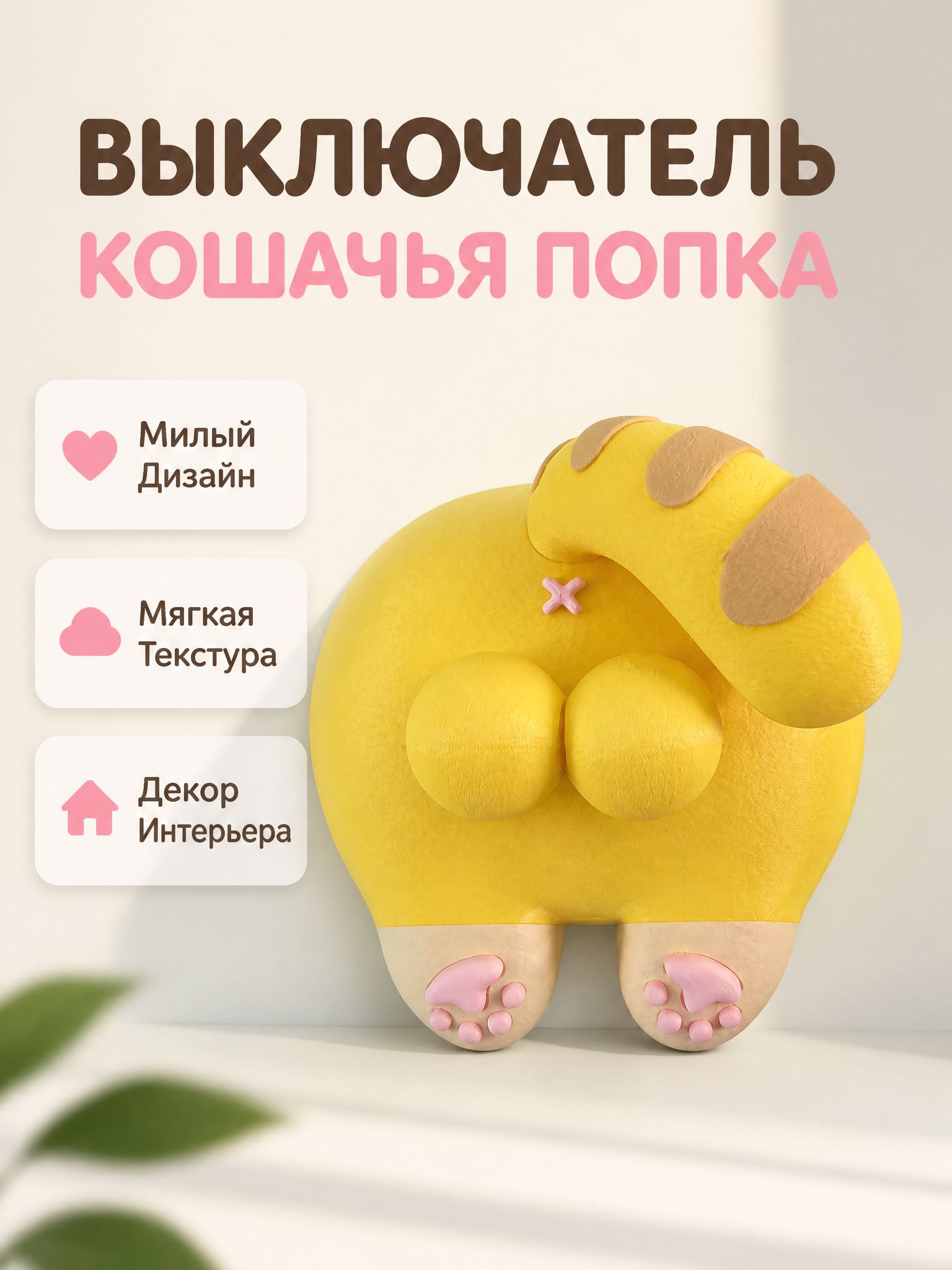 Выключатель кошачья попка