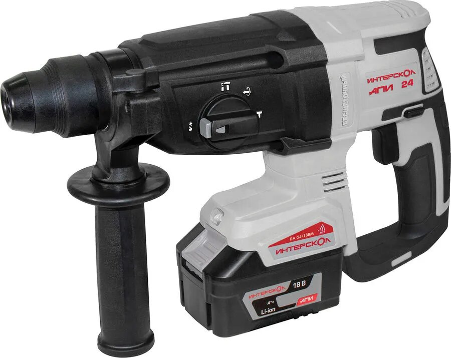 Перфоратор Интерскол ПА-24/18ВМ Li-Ion, 4Ач [730.4.1.70]