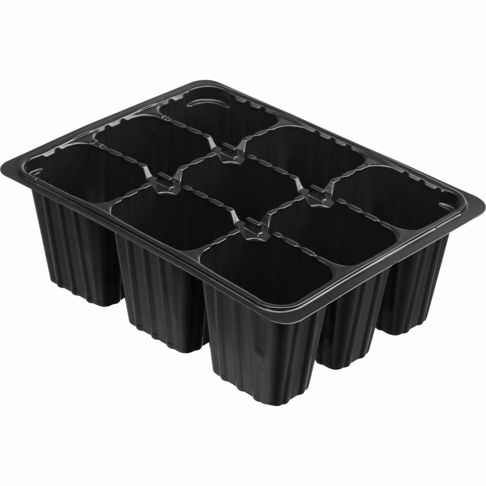 Кассета для рассады Без бренда 180х135х60 мм 9 ячеек полистирол 5 шт. 64347
