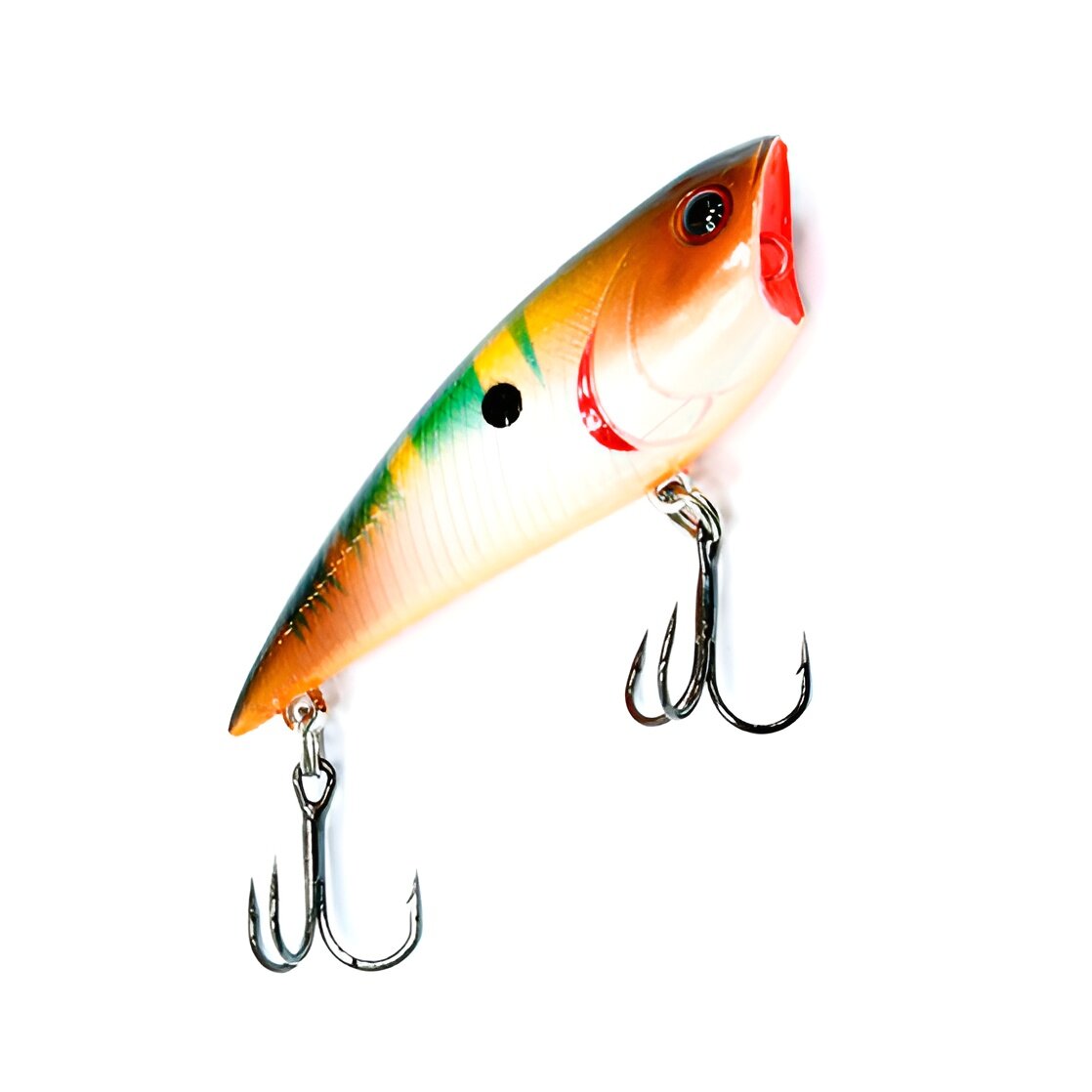 Воблер (поппер) Ribalube PIKE POP 77мм/8,3гр/0,5м/#067 / Поппер на окуня и щуку