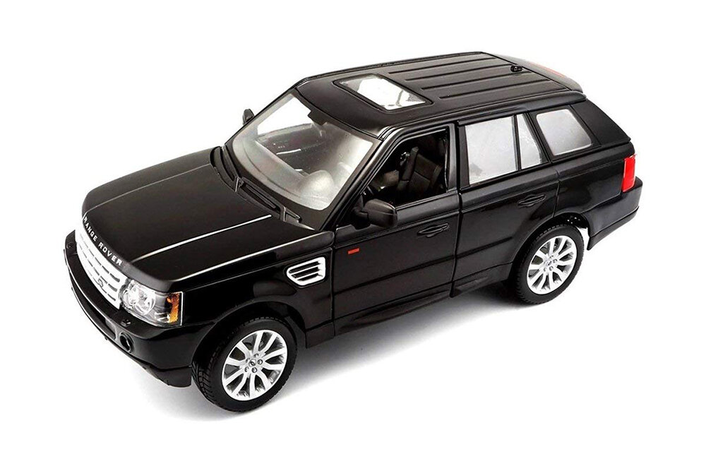 Модель коллекционная BBURAGO Range rover sport 2007 black / ренж-ровер спорт черный