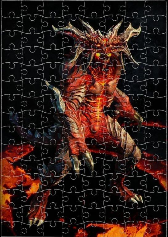 Пазл Diablo, Диабло №4, А3
