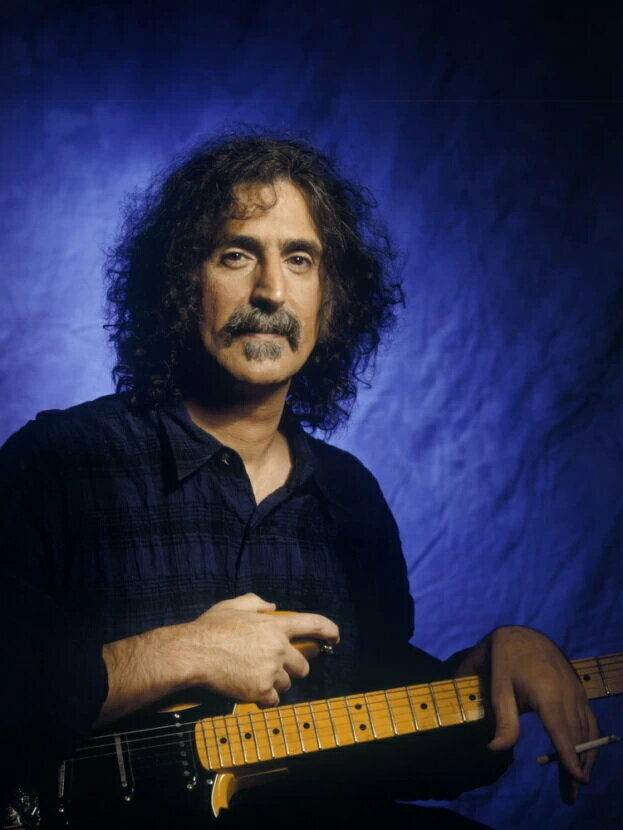 Плакат, постер Frank Zappa, Фрэнк Заппа на холсте, размер 21х30см