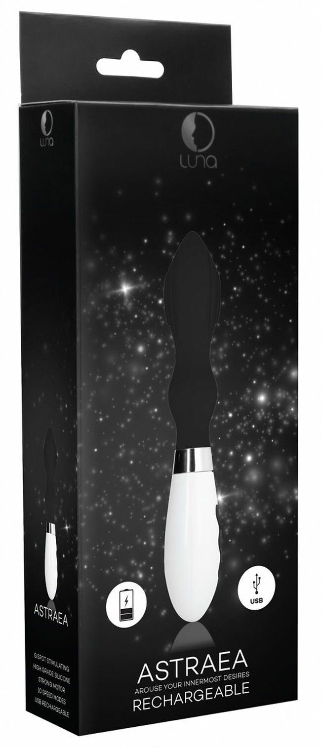 Вибратор Shots Toys Astraea, 10 скоростей, перезаряжаемый, 20 см