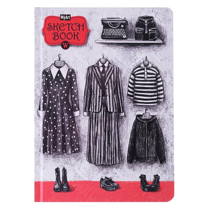 Черный мой цвет Мрачная среда Скетчбук А5 64л