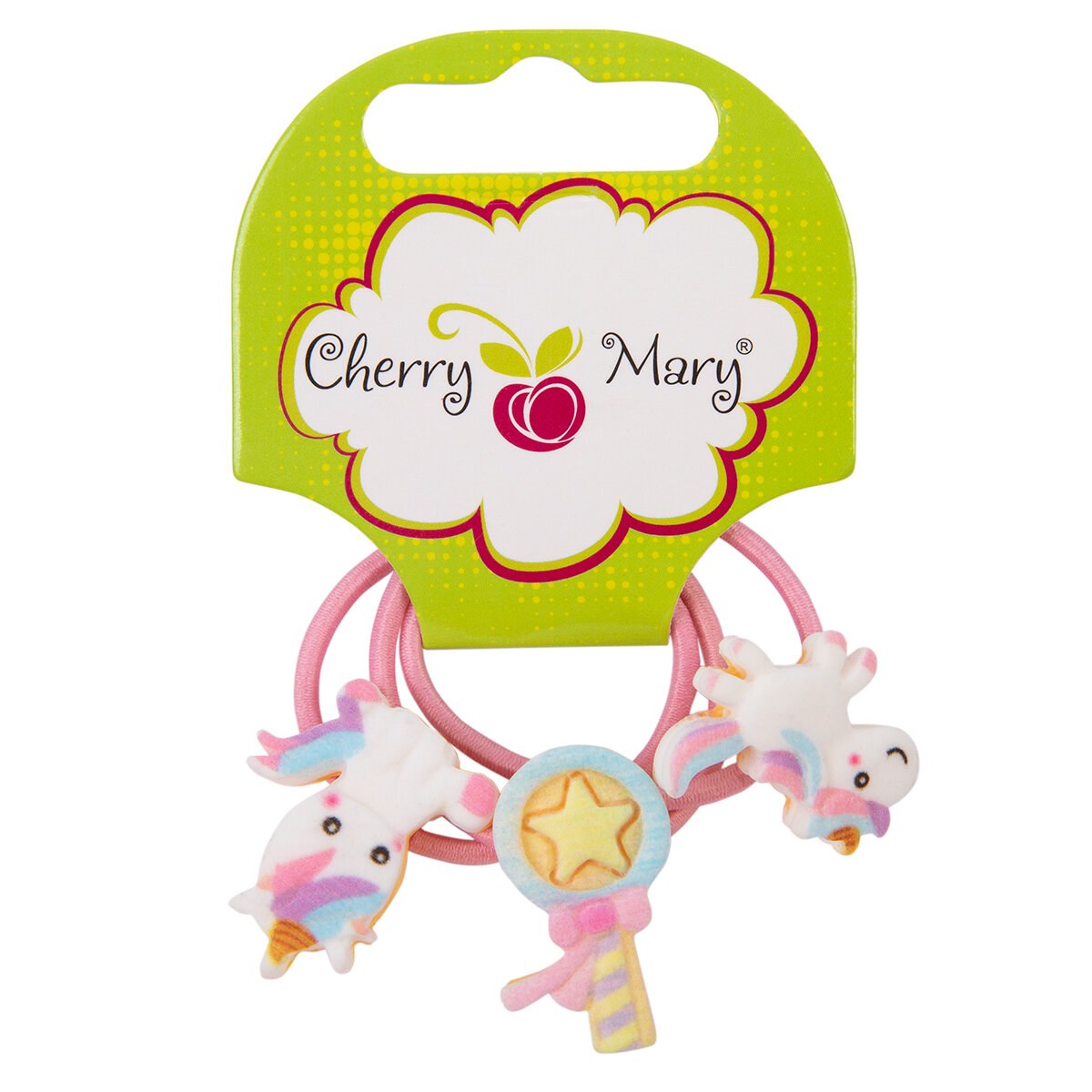 CHERRY MARY R6204 Набор резинок для волос 3 шт. №02 ассорти эластичные и мягкие