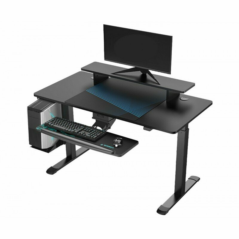 Стол для для компьютера c электрической регулировкой по высоте EUREKA ERK-SM55-B