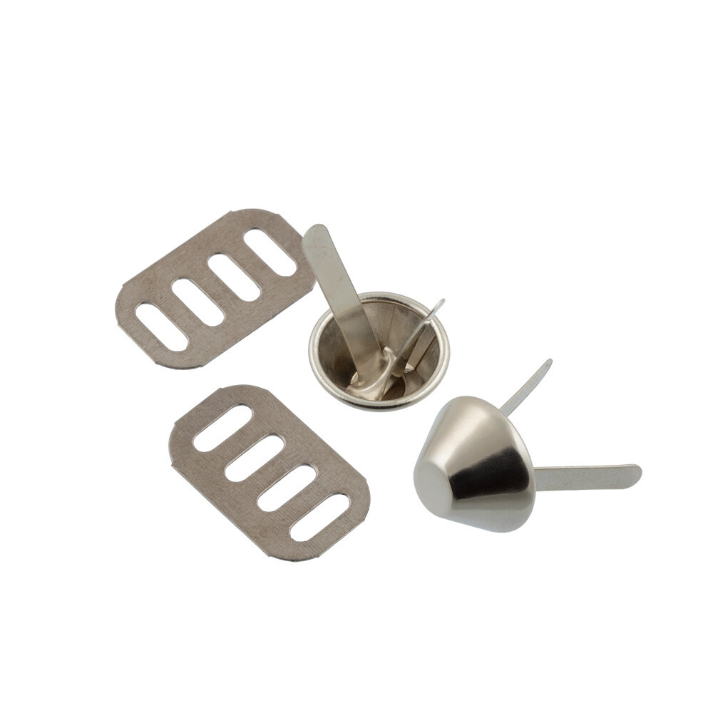 Gamma GH 02/12 Ножка для дна сумки d 12 мм №04 никель фурнитура металл для сумок