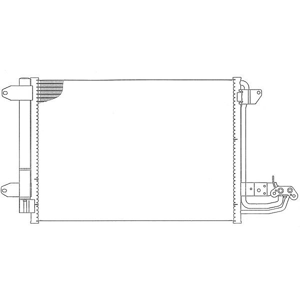 SAKURA Automotive 57619801 (57619801) радиатор кондиционера