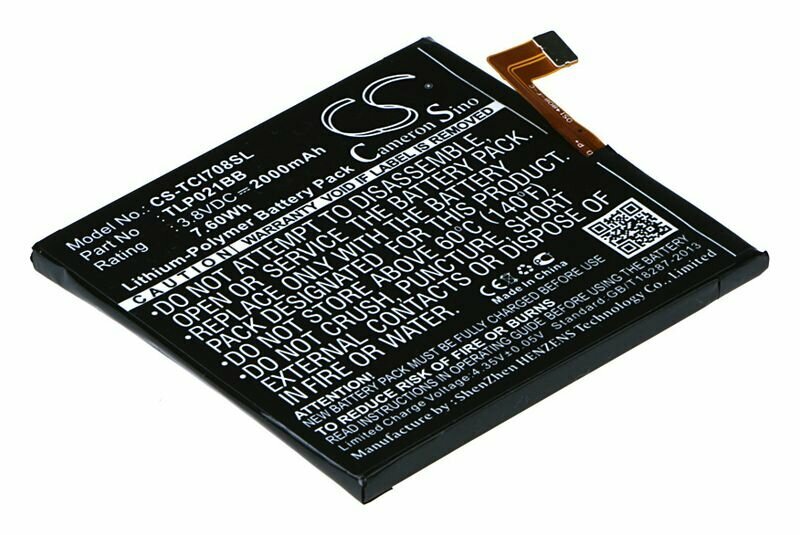 Аккумулятор Cameron Sino CS-TCI708SL для TCL I708U, I709M