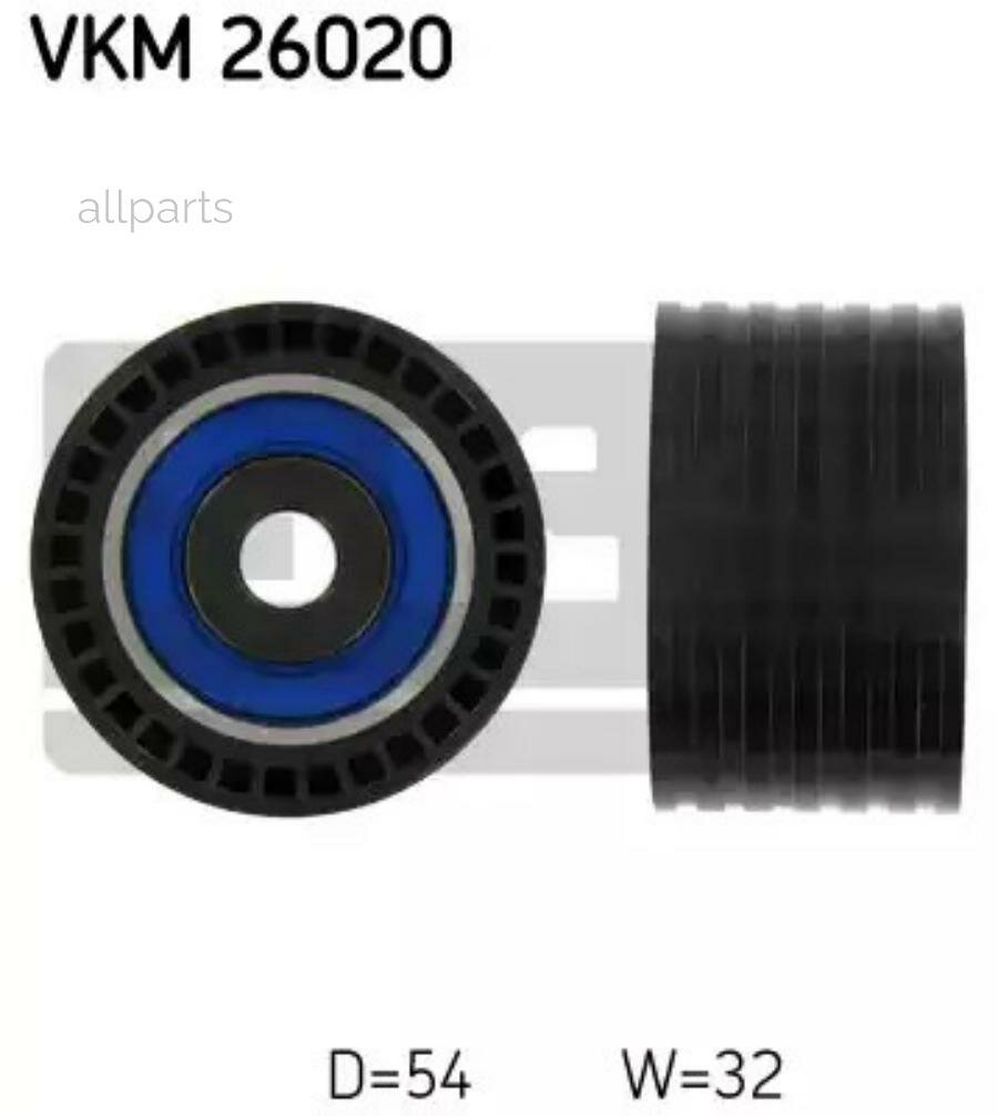 SKF VKM26020 Ролик натяжителя ремня грм Renault
