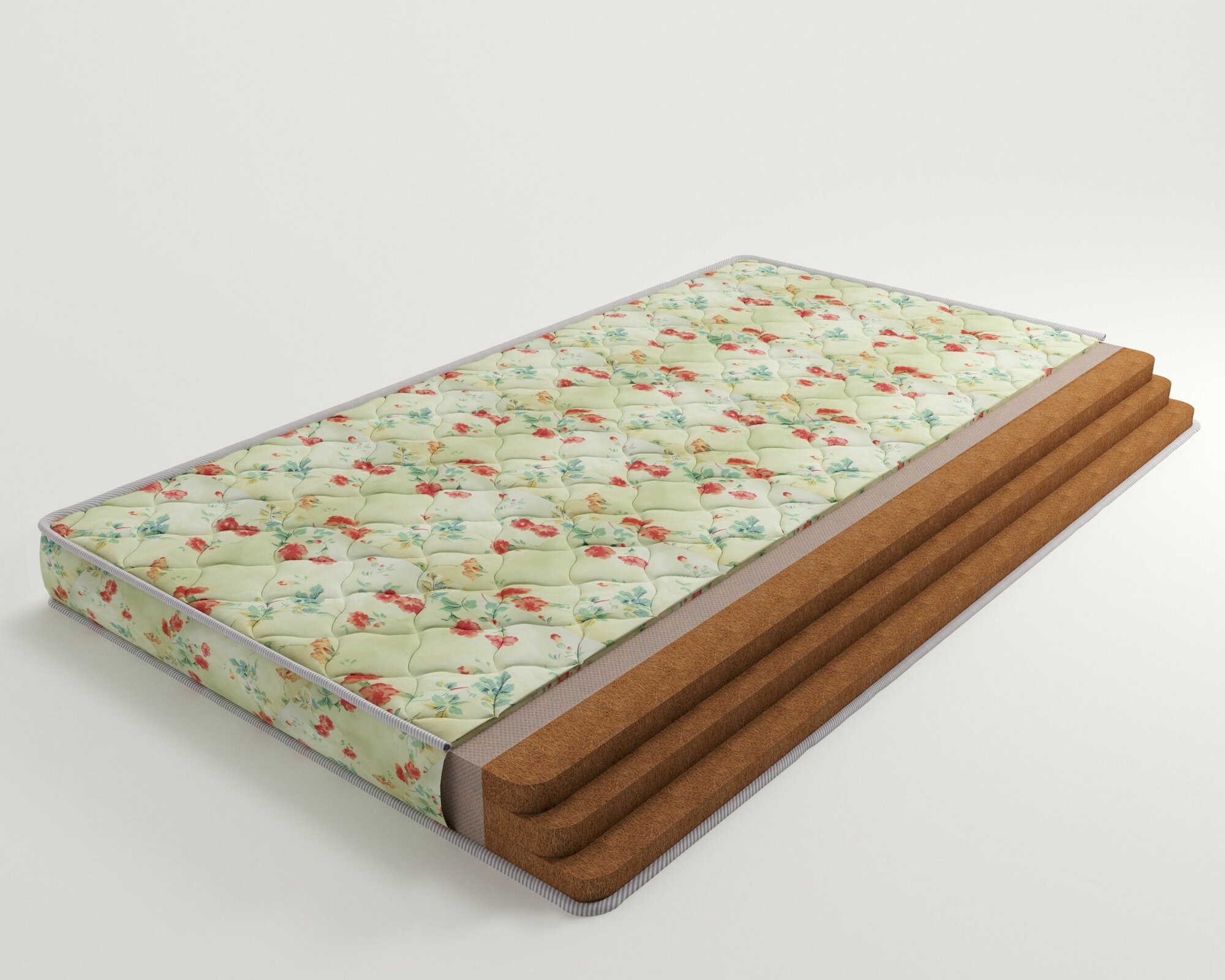 Детский матрас Otto Bayer Kids Cocco 9 (поликоттон), Беспружинный, 65x125