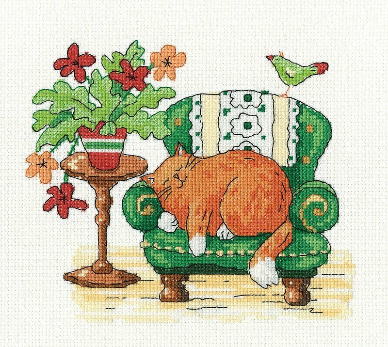 Спящий кот 1691-CZSC