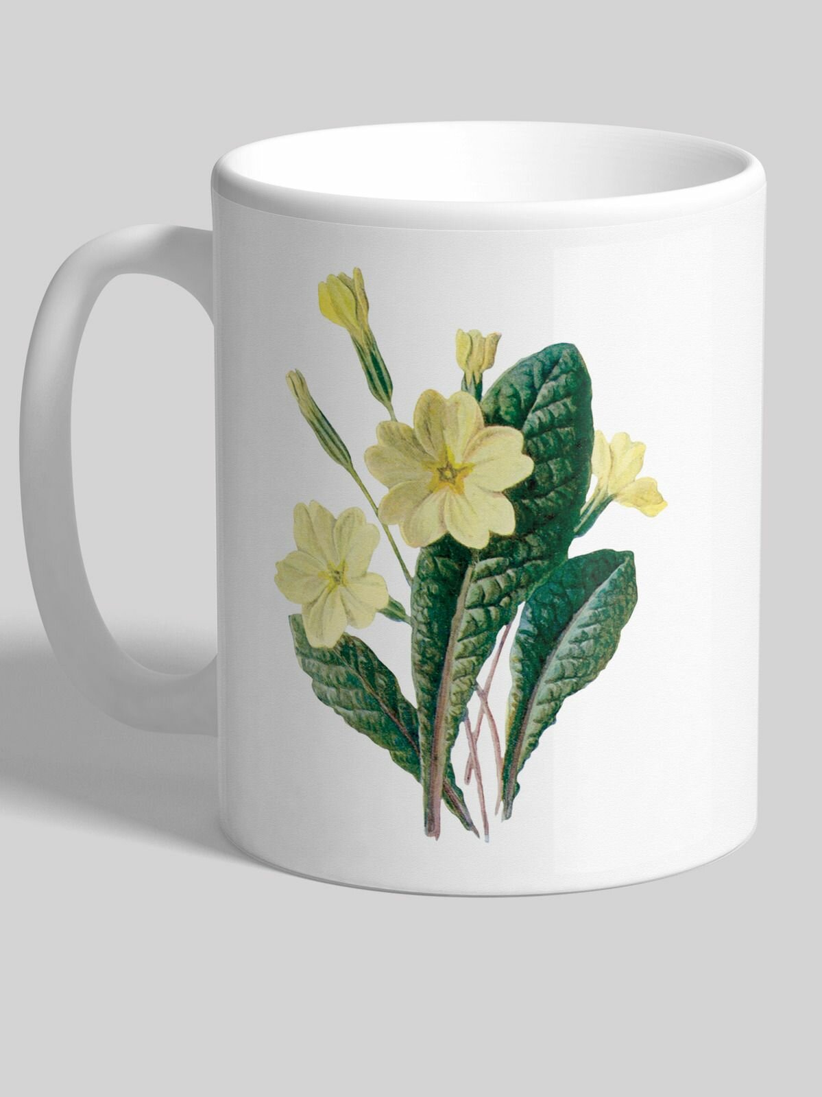 Кружка cooperative.moscow " Примула цветок " (кружка с Примулой , Примула , кружка с цветком, кружка Примула , с Примулой , подарок с любовью, кружка с цветами, цветы, цветок) , 330 мл, 1 шт